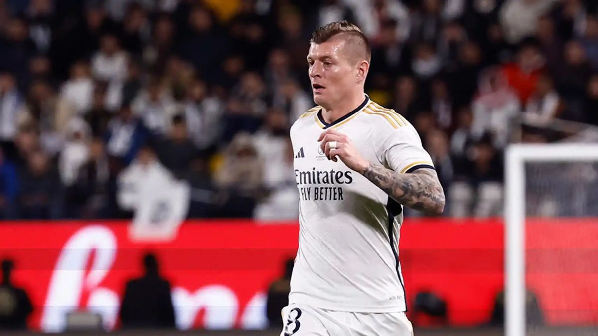 Real Madrid midfielder Toni Kroos laughs in the face of Saudi Arabian ...