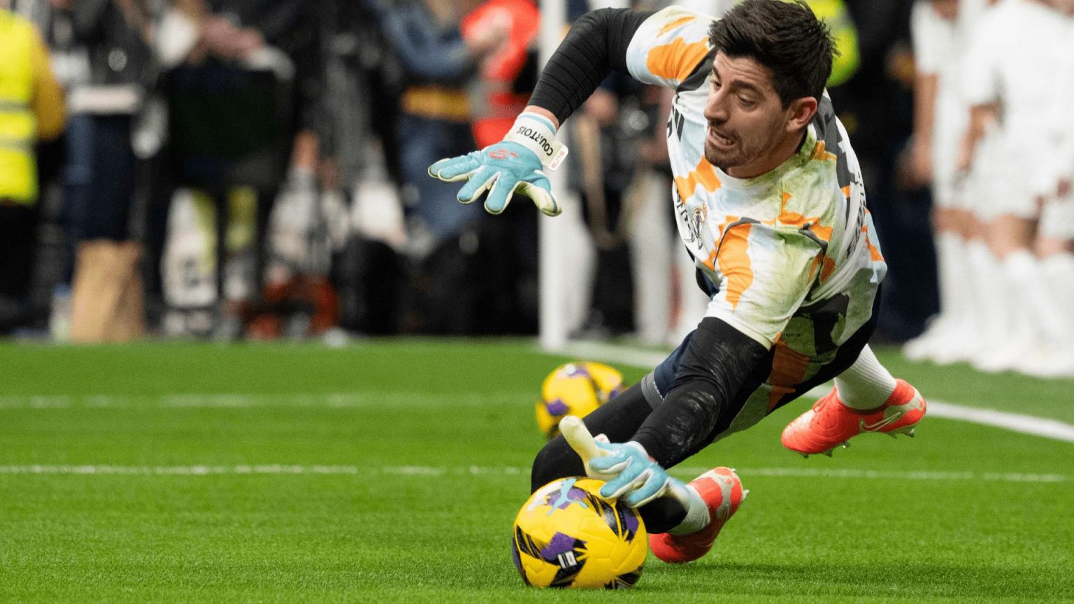 Real Madrid on alert after Thibaut Courtois injury in Belgium warm-up